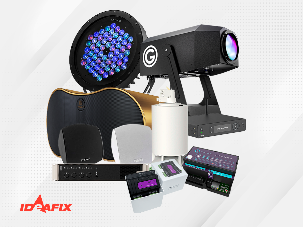 Huippumerkit valaistukseen, äänentoistoon ja kuvaan | Ideafix